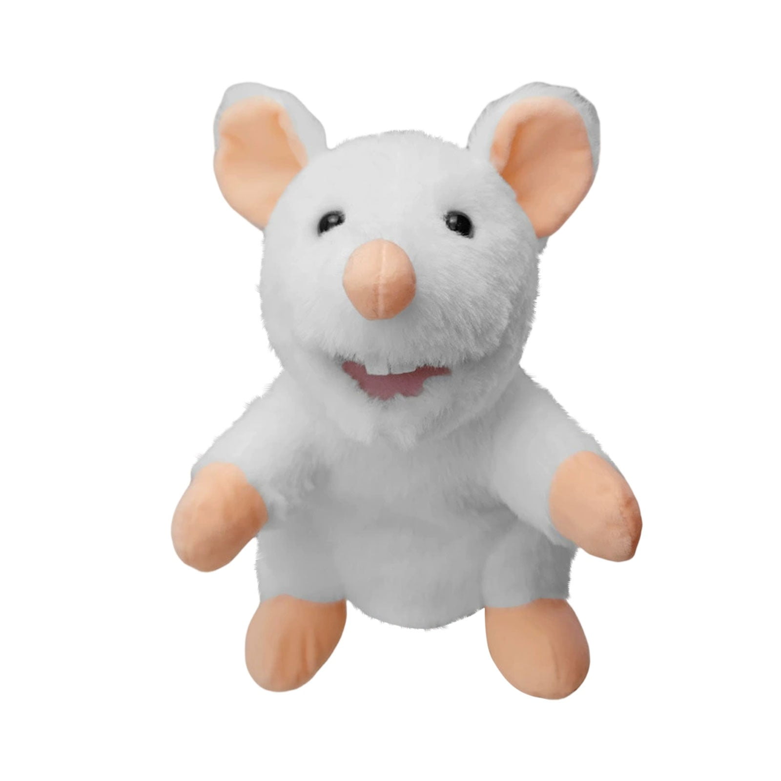 Animal Hand Puppet Toy with Movable Mouth, Interactive Plush Doll for ...