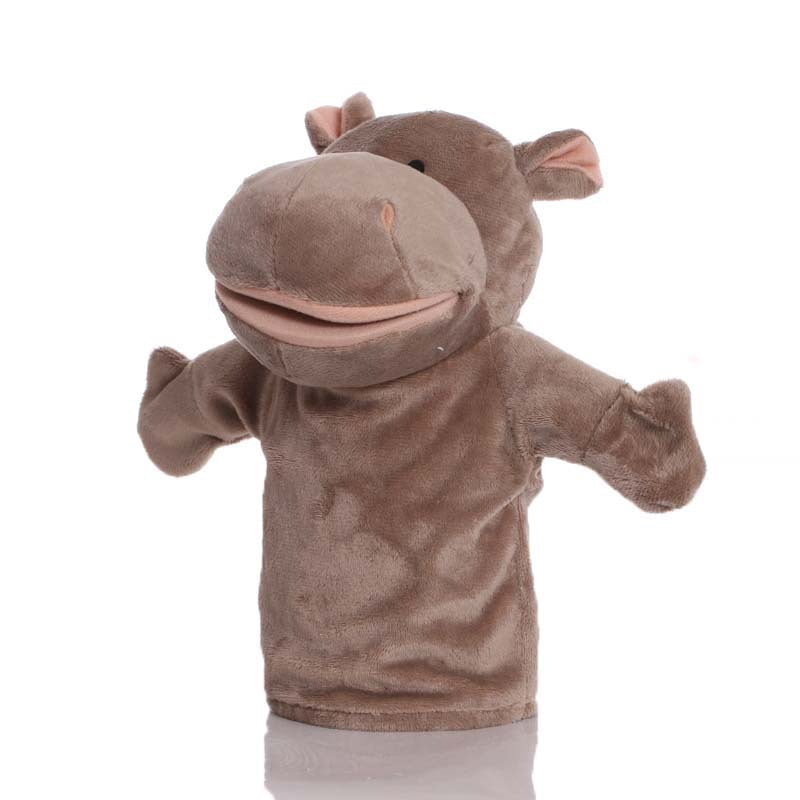 Animal Hand Puppets Set for Kids & Adults Soft Plush Toys with Movable ...