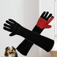 Animal Handing Gloves Bite Proof, Leather Welding Gloves, Multipurpose ...