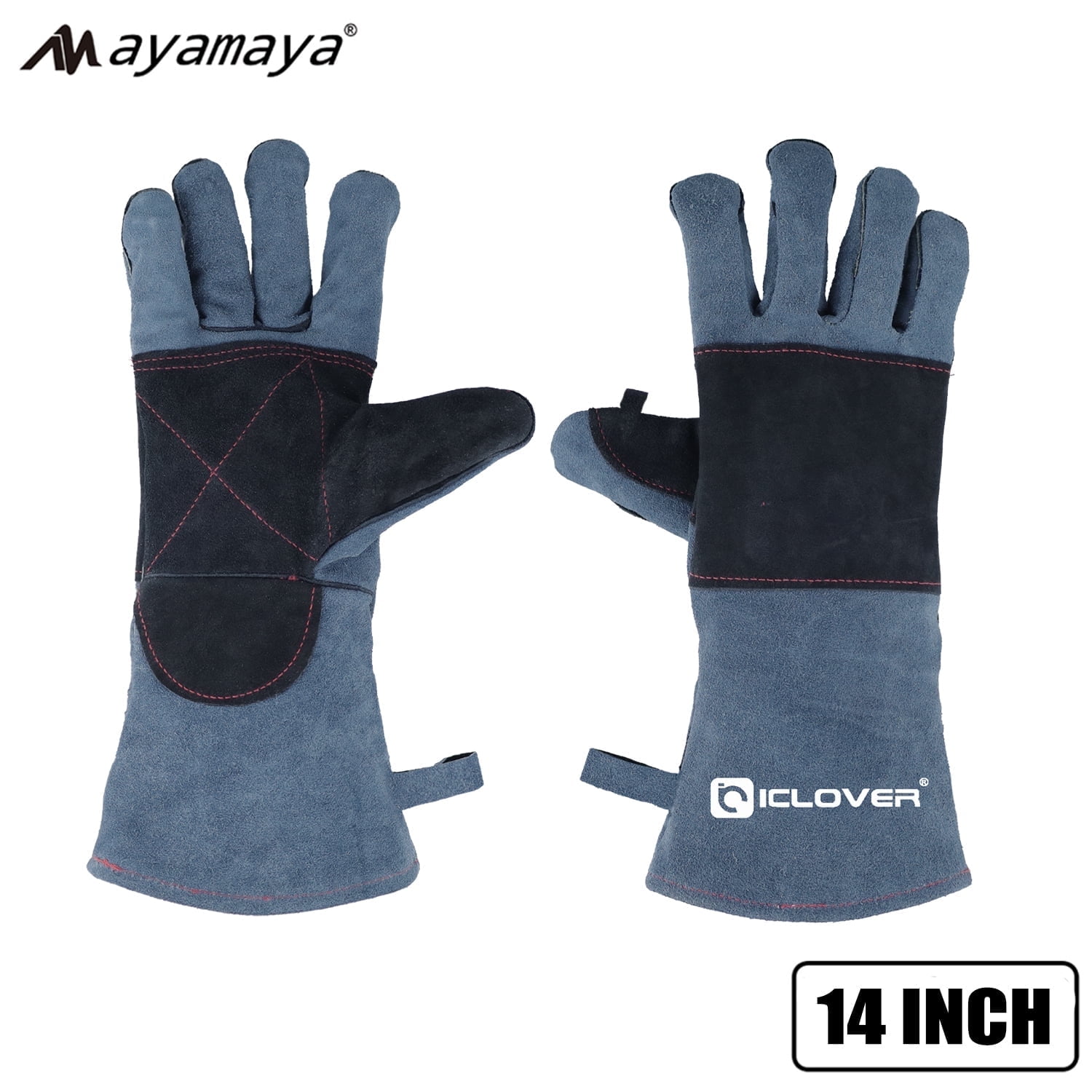 AYAMAYA 14 Inch Animal Handling Gloves, Snake Bite Proof Gloves with ...
