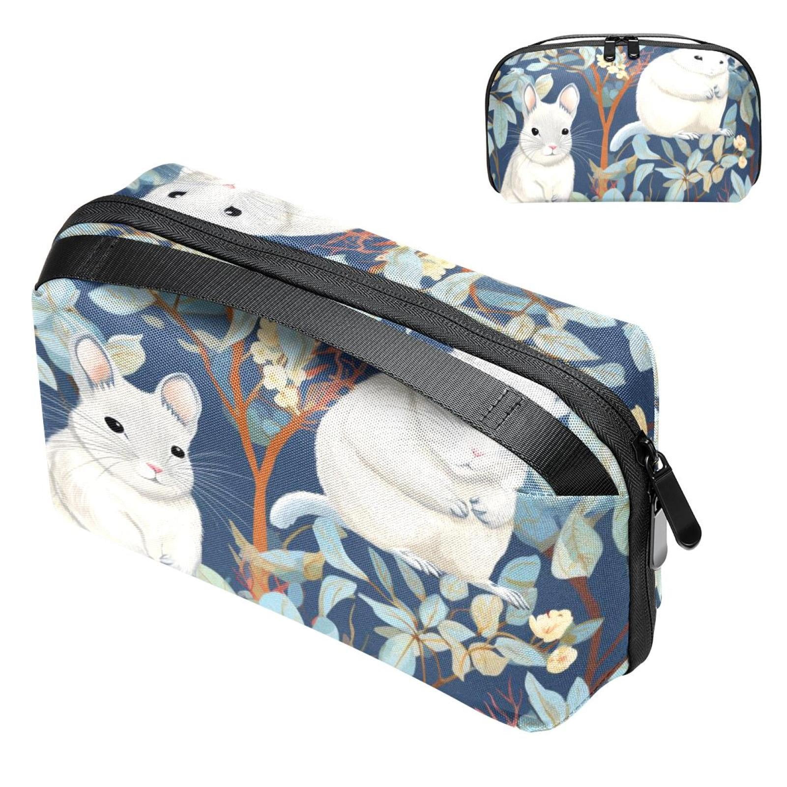 Animal Hard Drive and Cord Storage Organizer PC Case, Waterproof Oxford ...