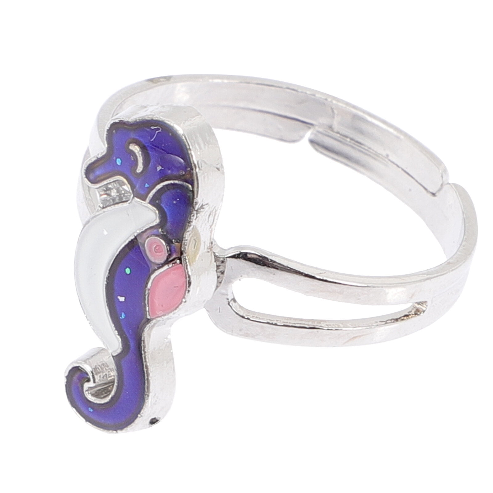 Animal Hippocampus Mood Rings Color Change Ring Mixed Adjustable Mood ...