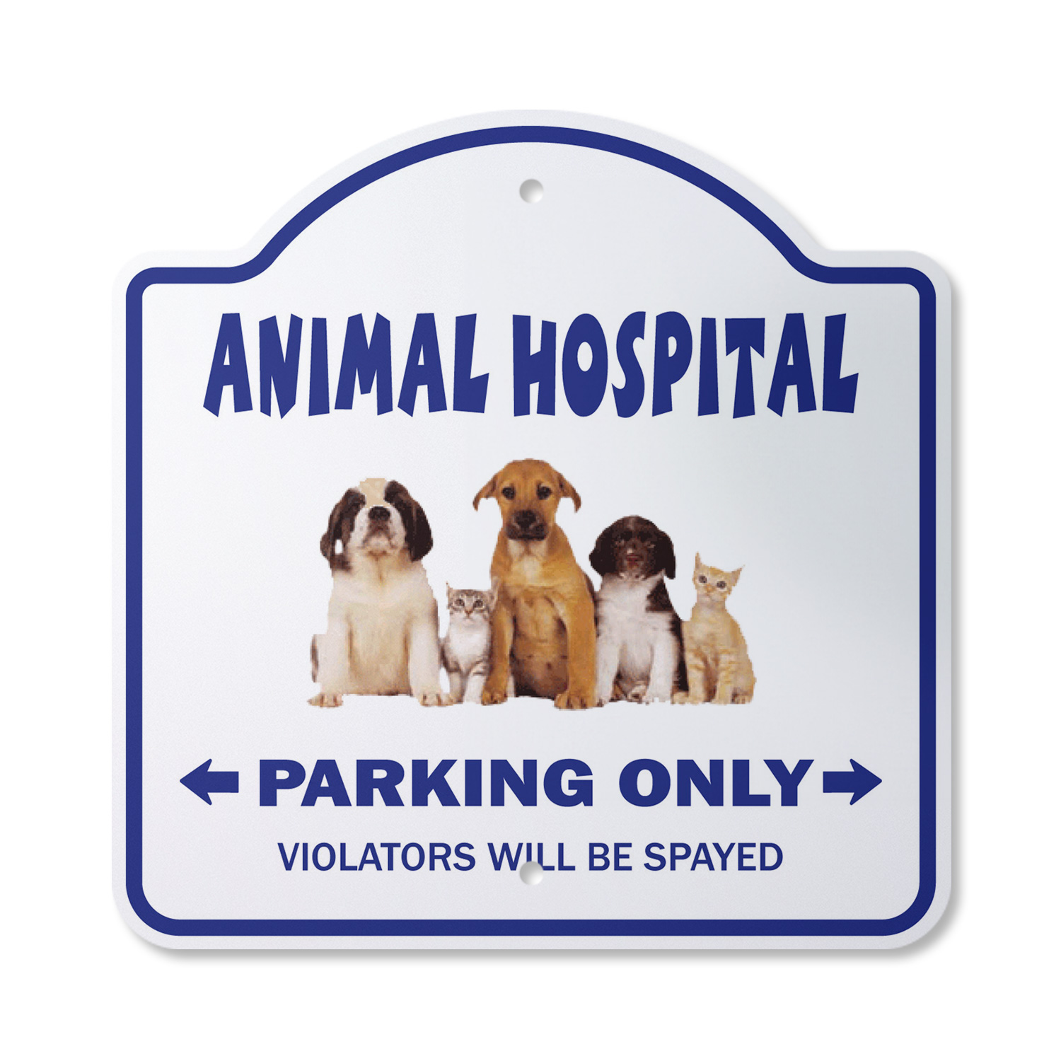 Animal Hospital 10” x 10” Sign | Indoor/Outdoor Plastic | SignMission ...