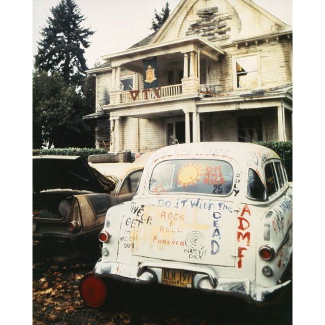 Animal House Classic Vintage Cars Fraternity House 24X36 Classic ...