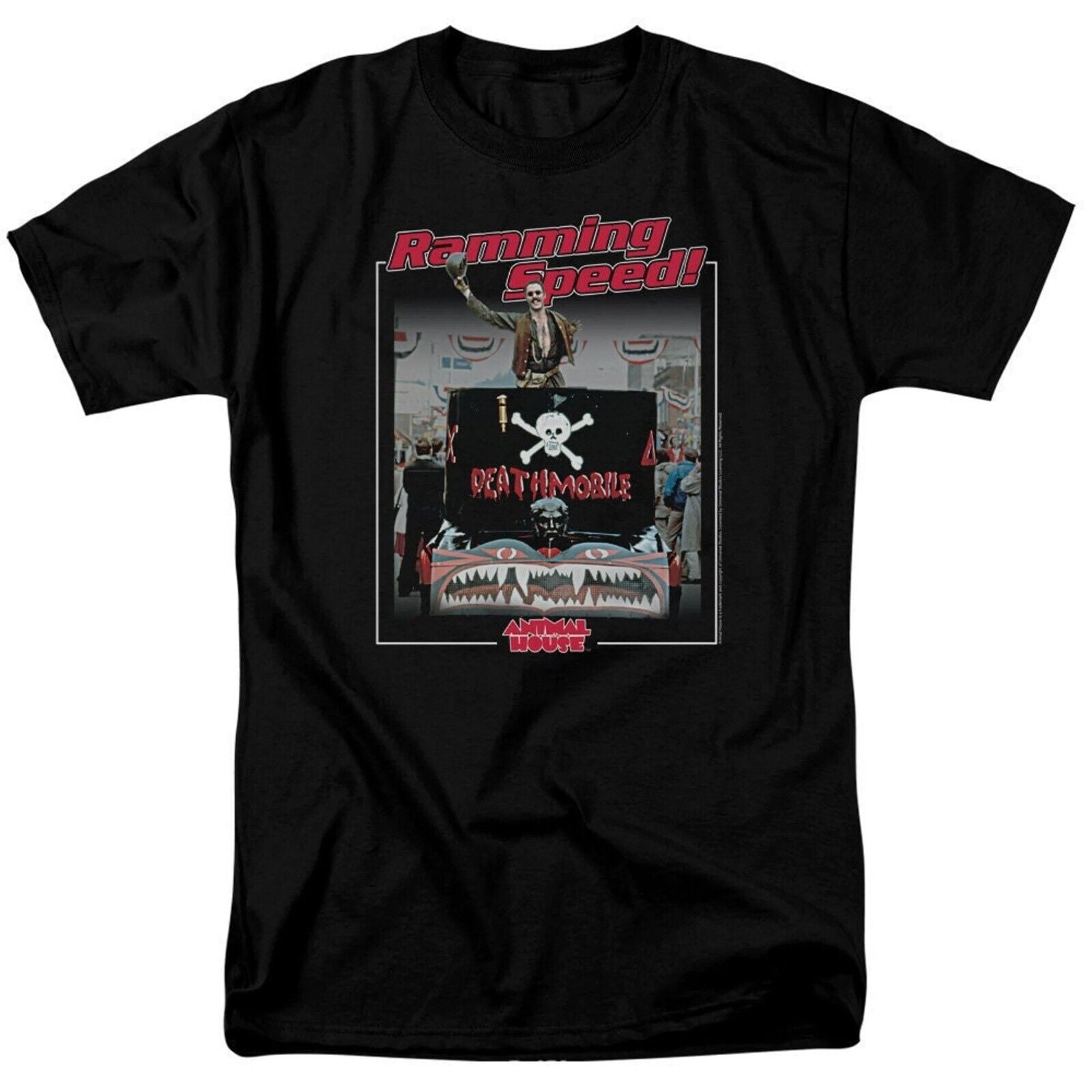 Animal House Deathmobile Ramming Speed Black Shirts - Walmart.com