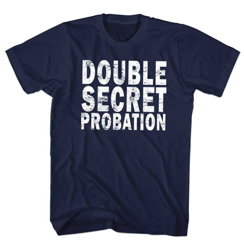 Animal House Double Secret Probation Navy Adult T-Shirt 3Xlt - Walmart.com
