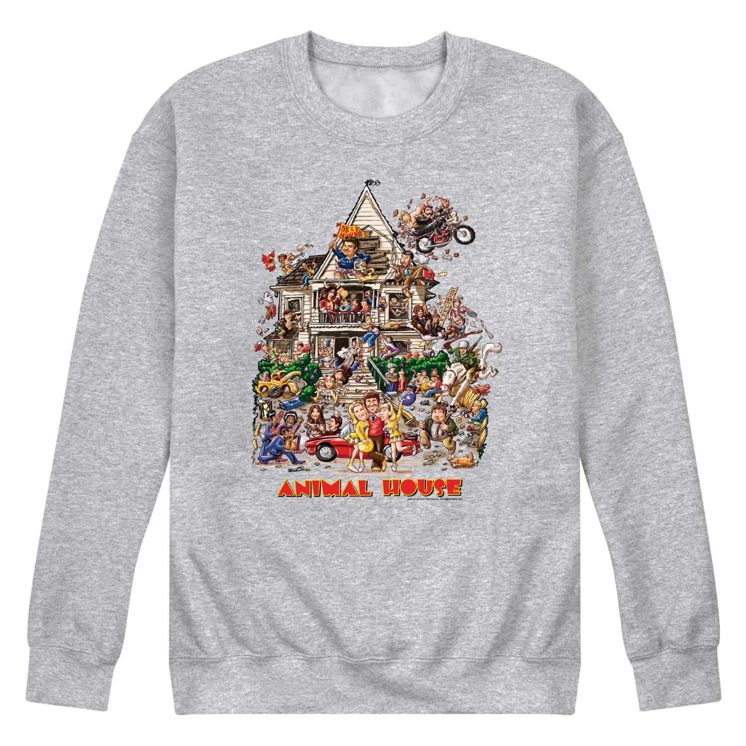 Animal House - Find The Character In The Maze - Men's Crew Neck Fleece ...