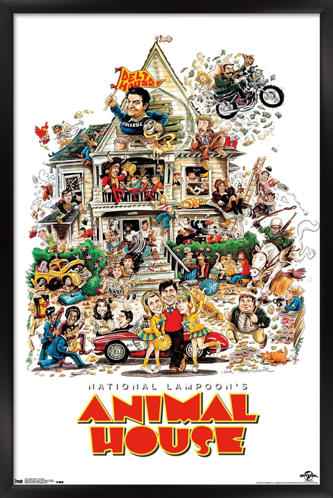 Animal House - One Sheet Wall Poster, 22.375" x 34" Framed - Walmart.com