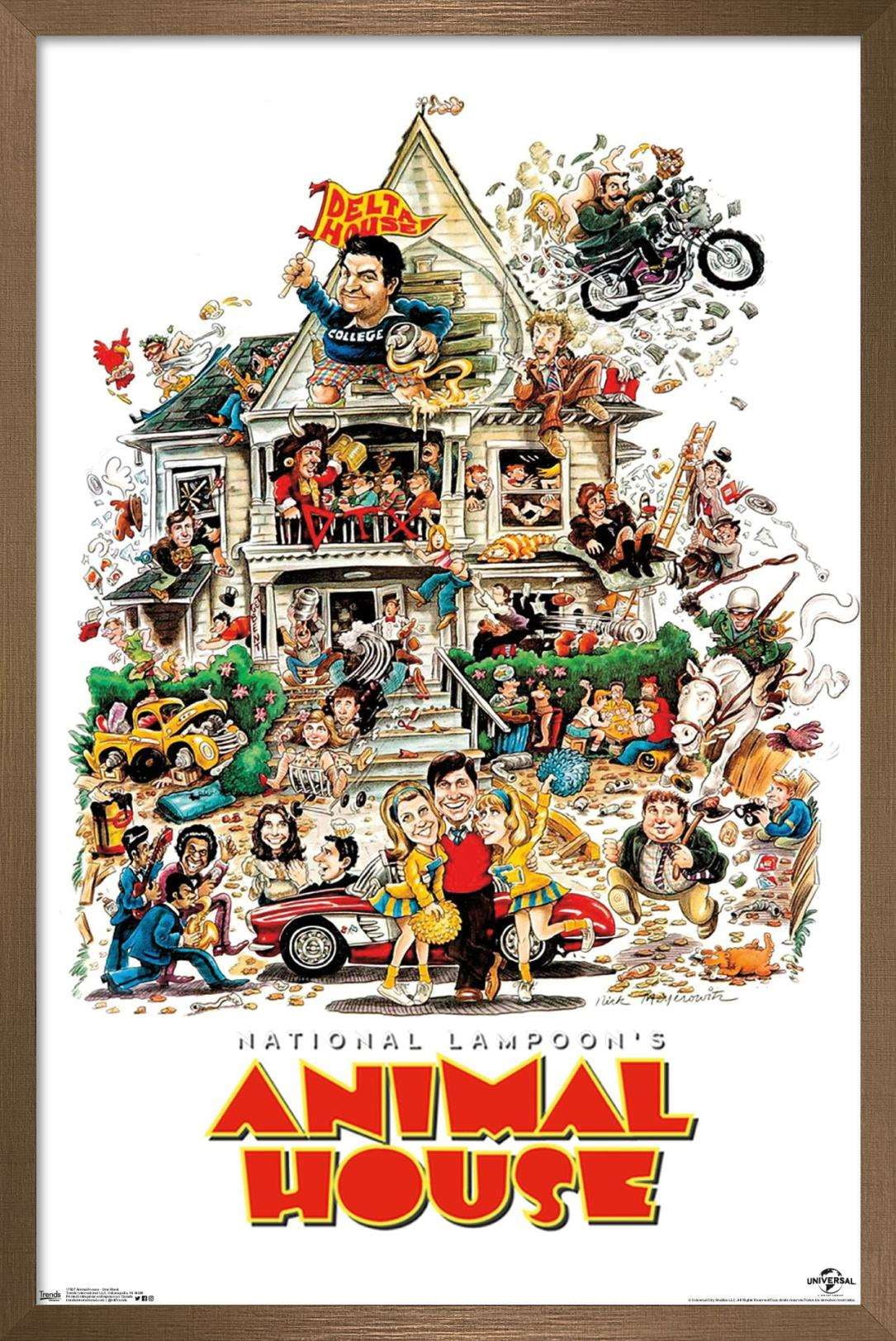 Animal House - One Sheet Wall Poster, 22.375" x 34", Framed - Walmart.com