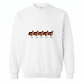 Animal Humor Five Thanksgiving Turkey Birds Funny Fall Art Sweatshirt ...