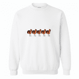 Animal Humor Five Thanksgiving Turkey Birds Funny Fall Art Sweatshirt ...