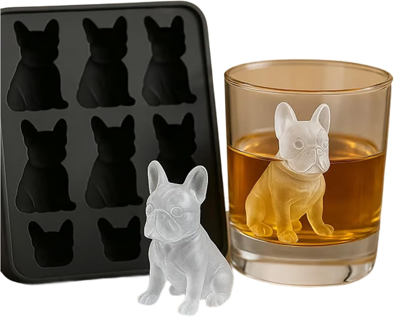 Animal Ice Cube Mold, Freezer Safe Ice Cube Maker for Summer Drinks,4 ...