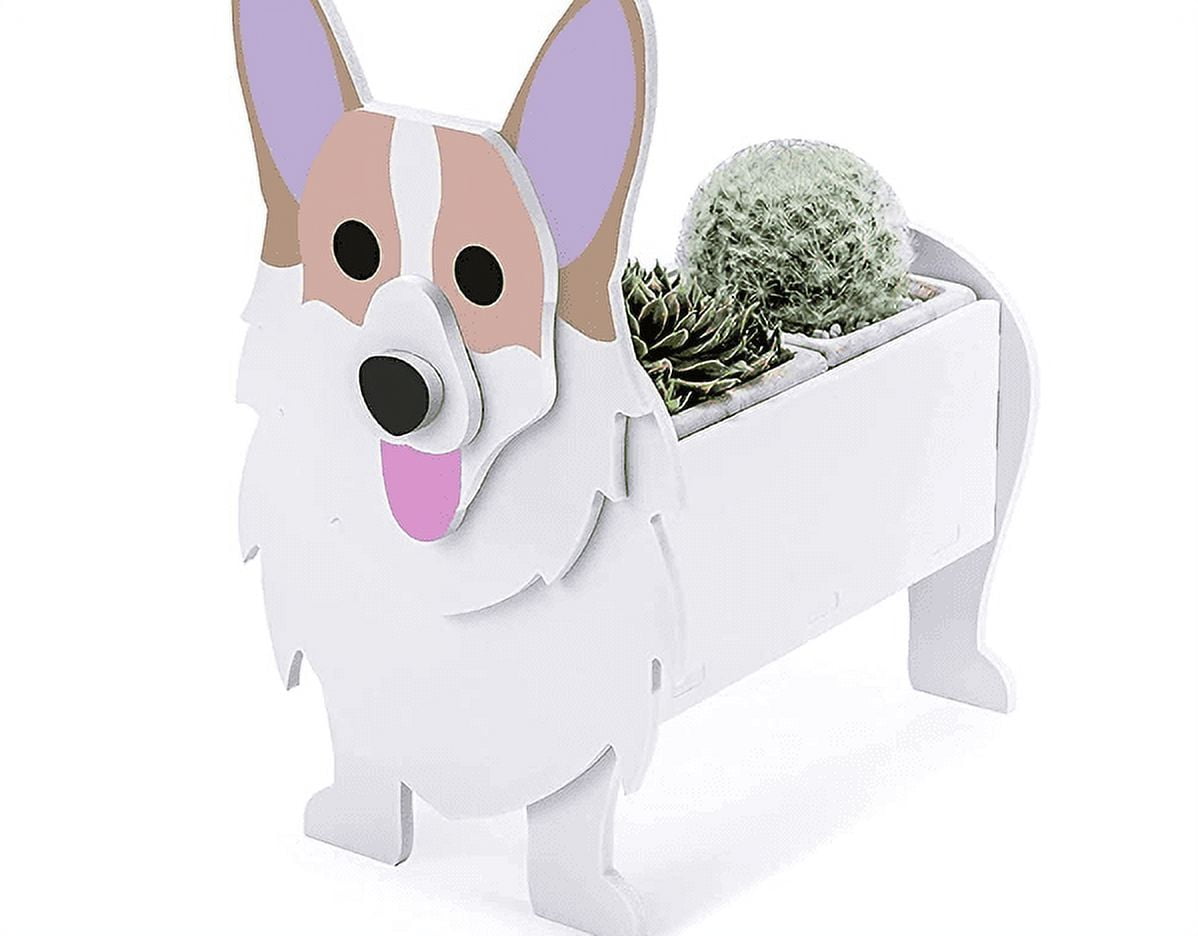 Animal Indoor Plant Pot, PVC White Large Pots For Plants Indoor, Garden ...