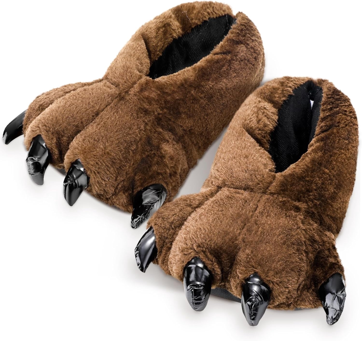 Animal - Inspired Claw Slippers Unisex Cozy Warm Home Shoes Festive ...