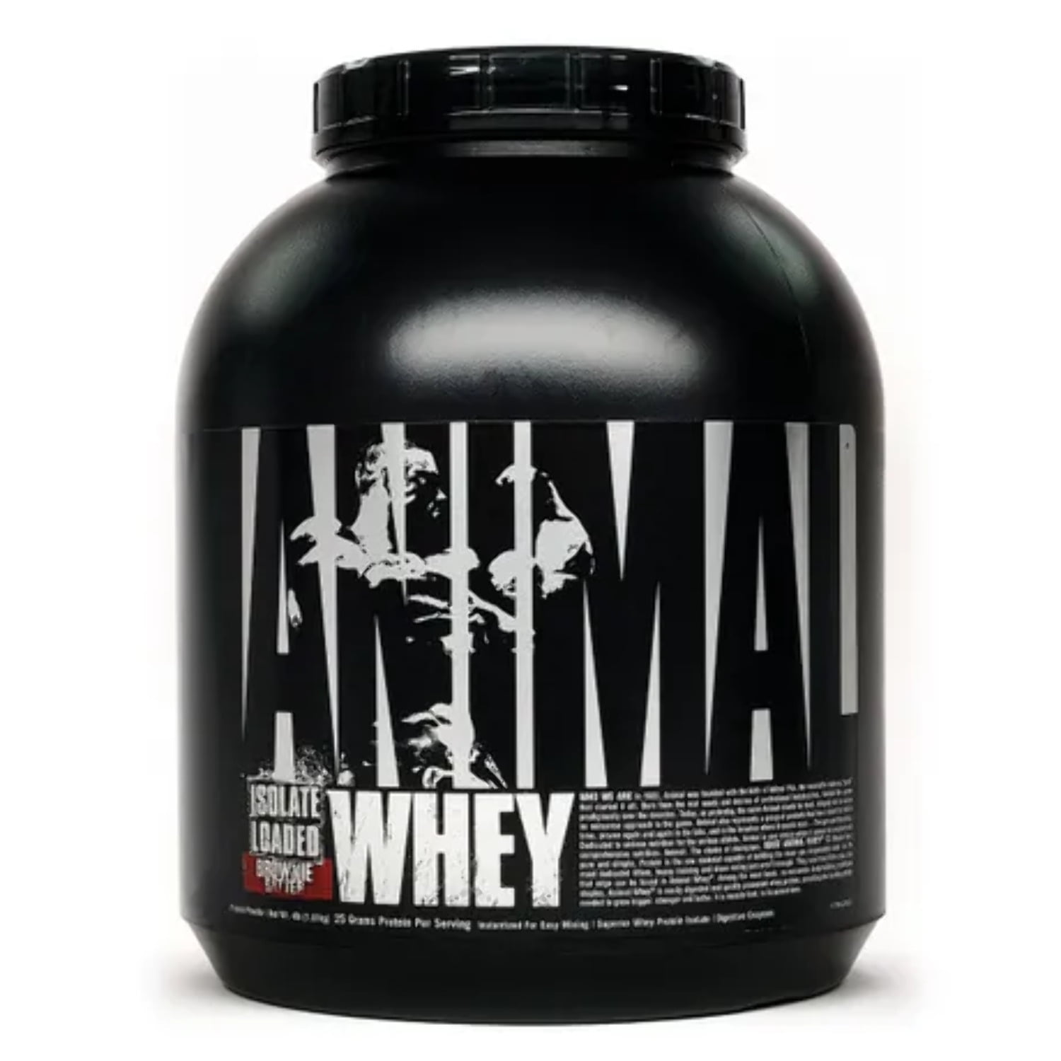 Animal Isolate Loaded Whey Protein, Brownie Batter, 4 lb (1.81 kg ...