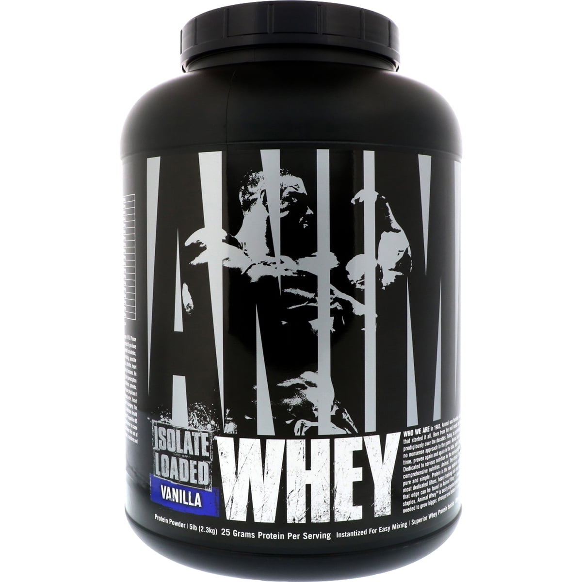 Animal Isolate Loaded Whey Protein Powder, Vanilla, 5 lb (2.27 kg ...