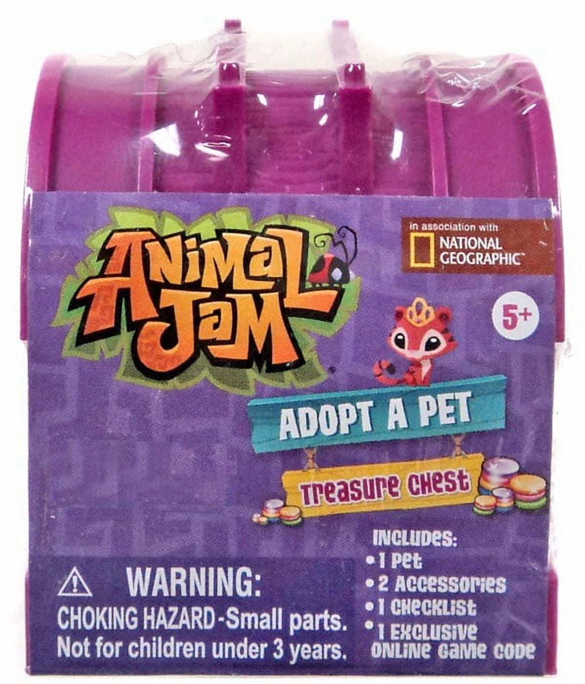 Animal Jam Adopt A Pet Treasure Chest LOT of 3 Mystery Packs (3 RANDOM ...