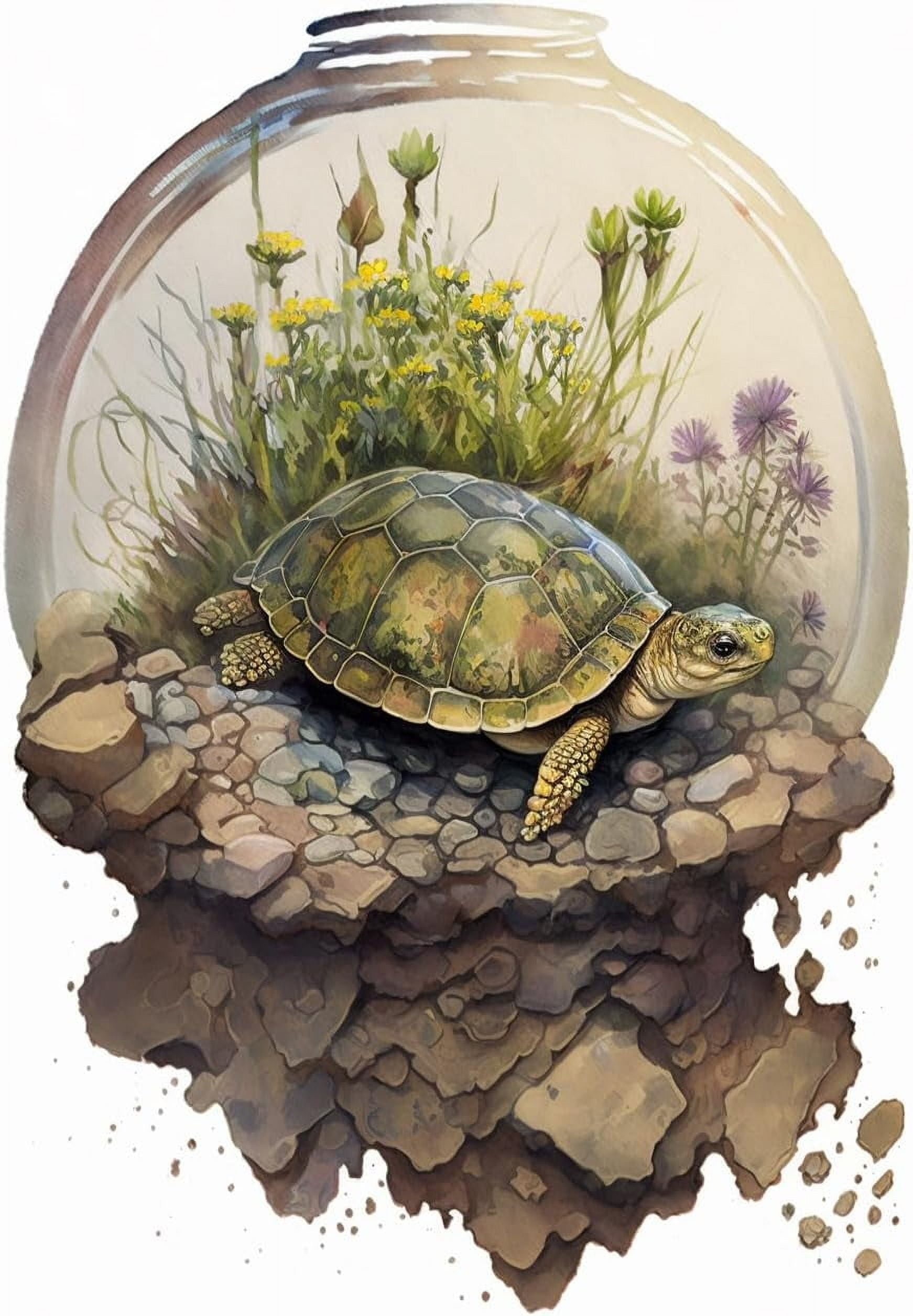 Animal Jigsaw Puzzle 1000 Pieces,Art Turtle Puzzles for Adults,20 28.8 ...