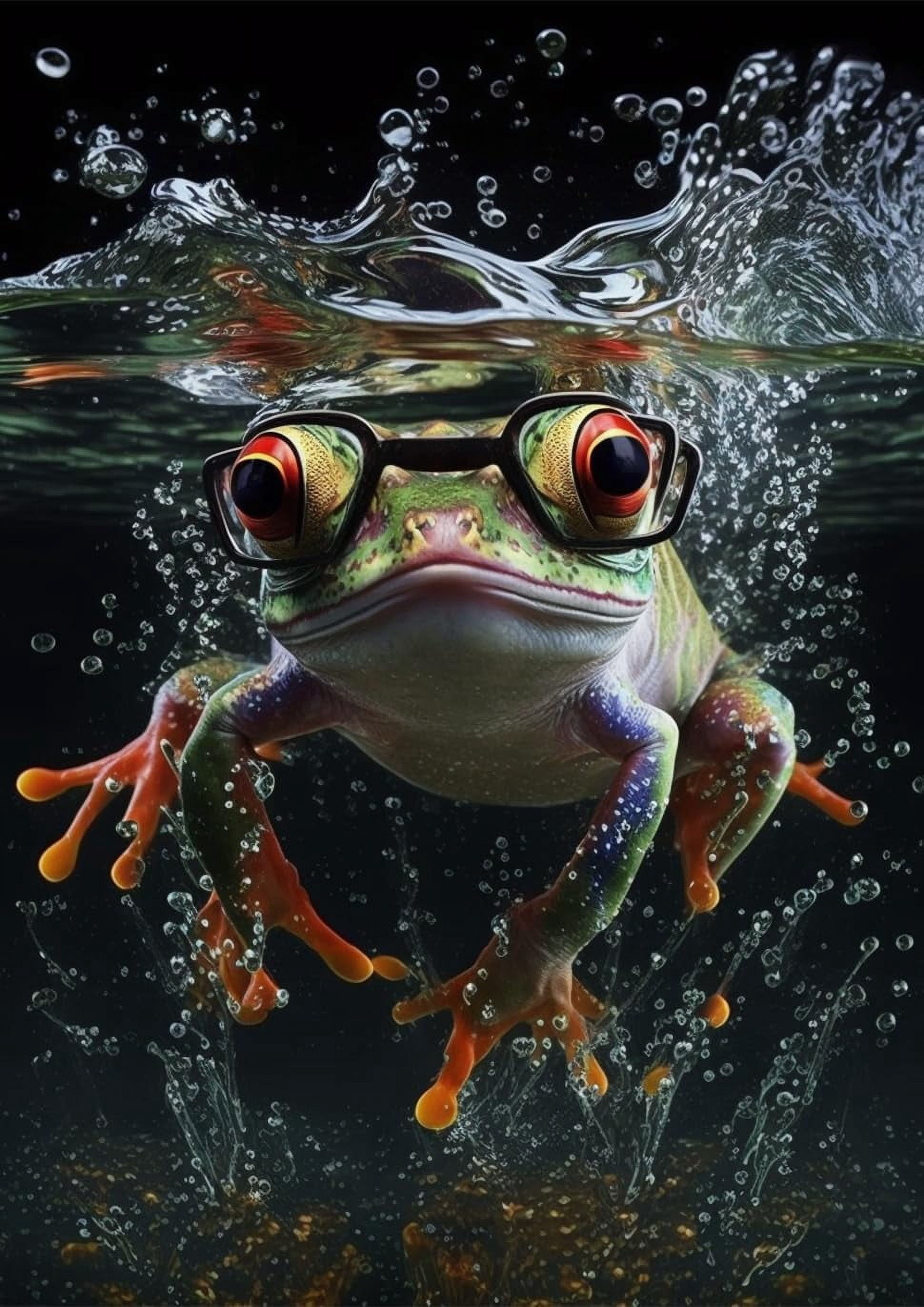 Animal Jigsaw Puzzle 1000 Pieces,Colorful Frog Puzzles for Adults ...