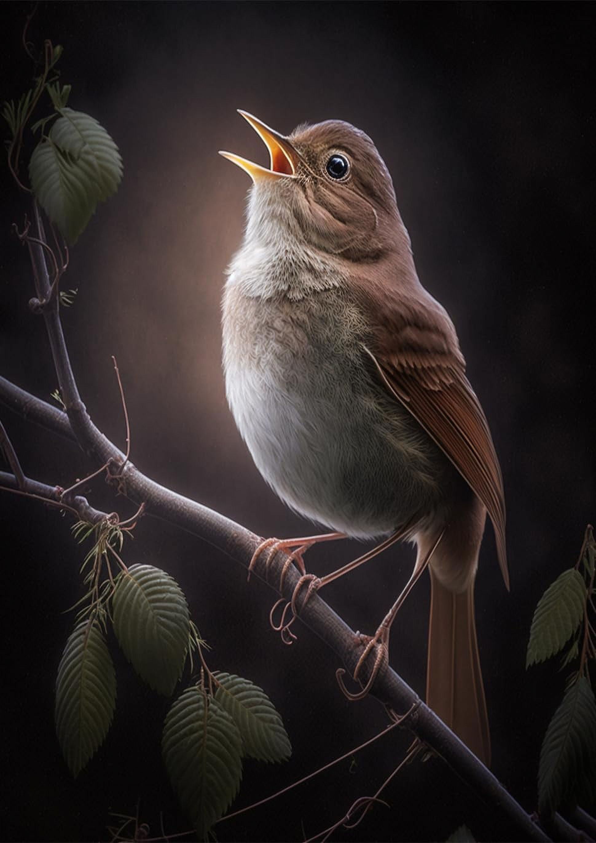 Animal Jigsaw Puzzle 1000 Pieces,Nightingale Puzzles for Adults,Unique ...