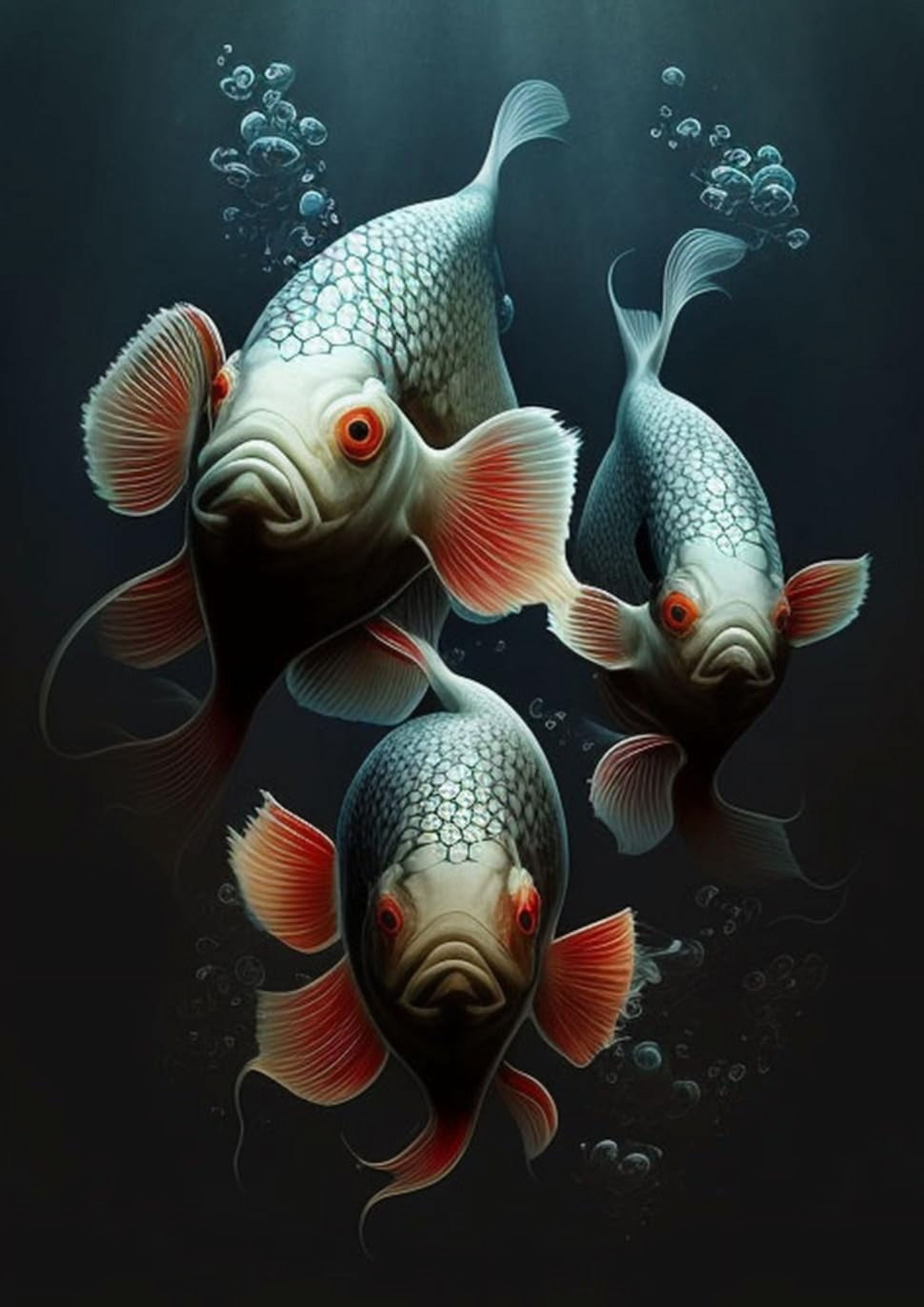 Animal Jigsaw Puzzle 1000 Pieces,Strange Fish Puzzles for Adults,Unique ...