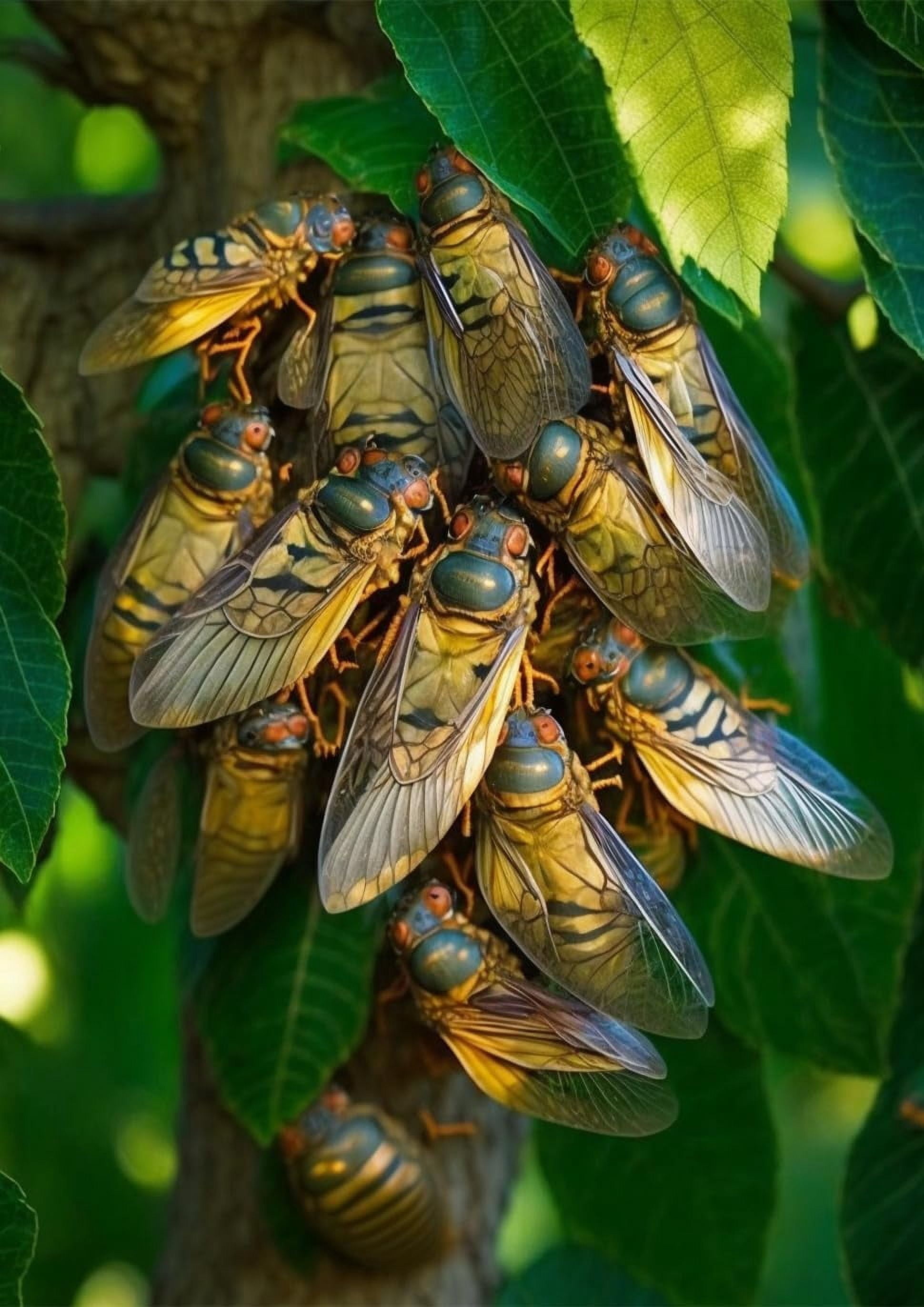 Animal Jigsaw Puzzle 35 Pieces,Cicada Flock-Puzzles for Adults,Unique ...