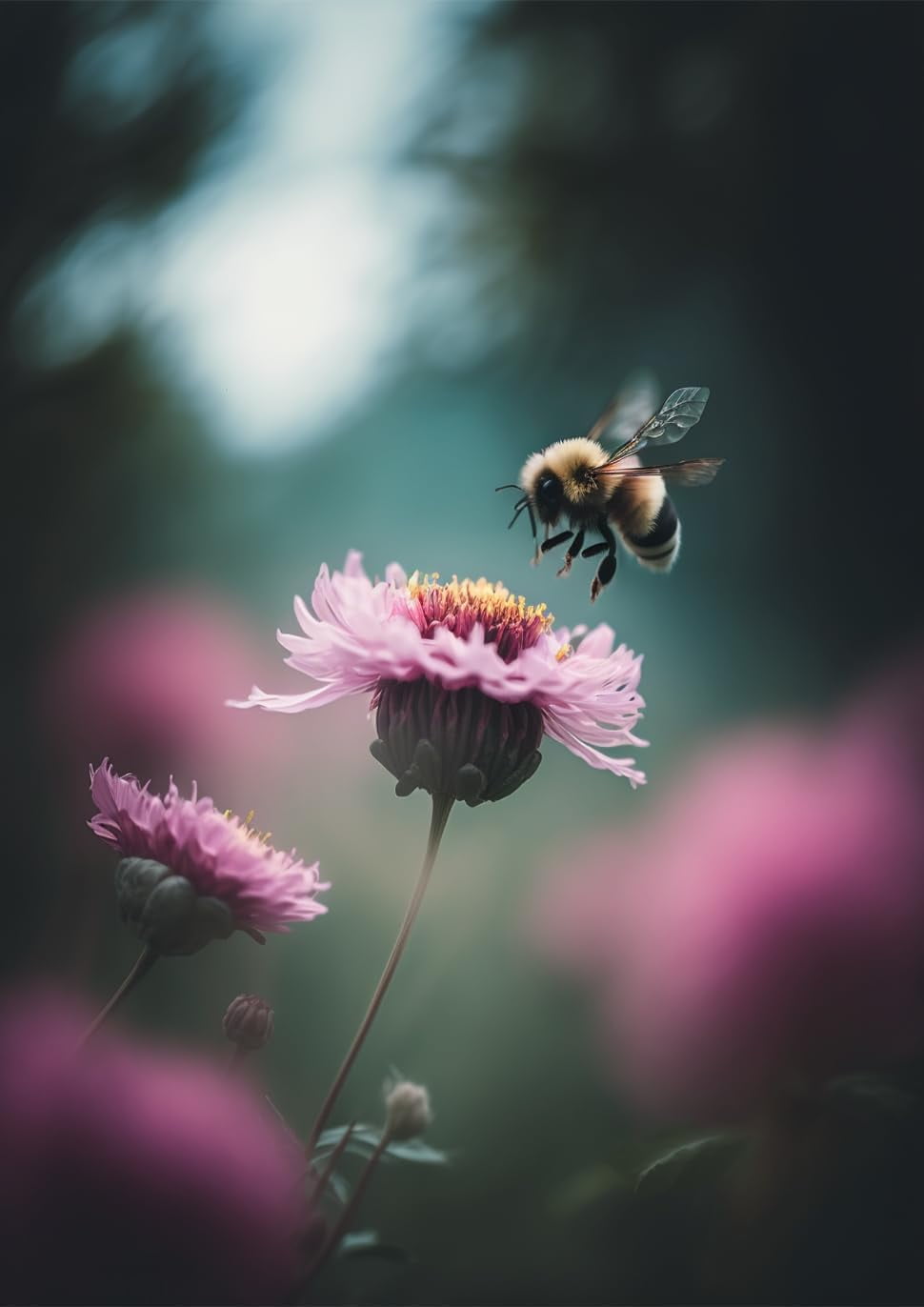 Animal Jigsaw Puzzle ,A bee Hovering Puzzles for Adults, Unique ...