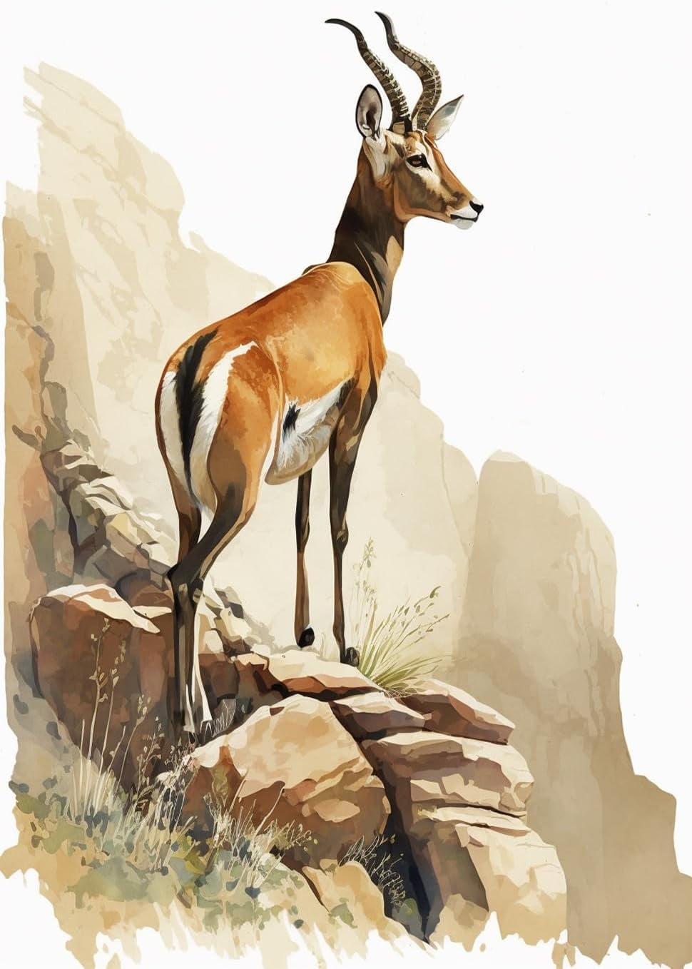 Animal Jigsaw Puzzle ,Antelope Puzzles for Adults,Unique Difficult and ...