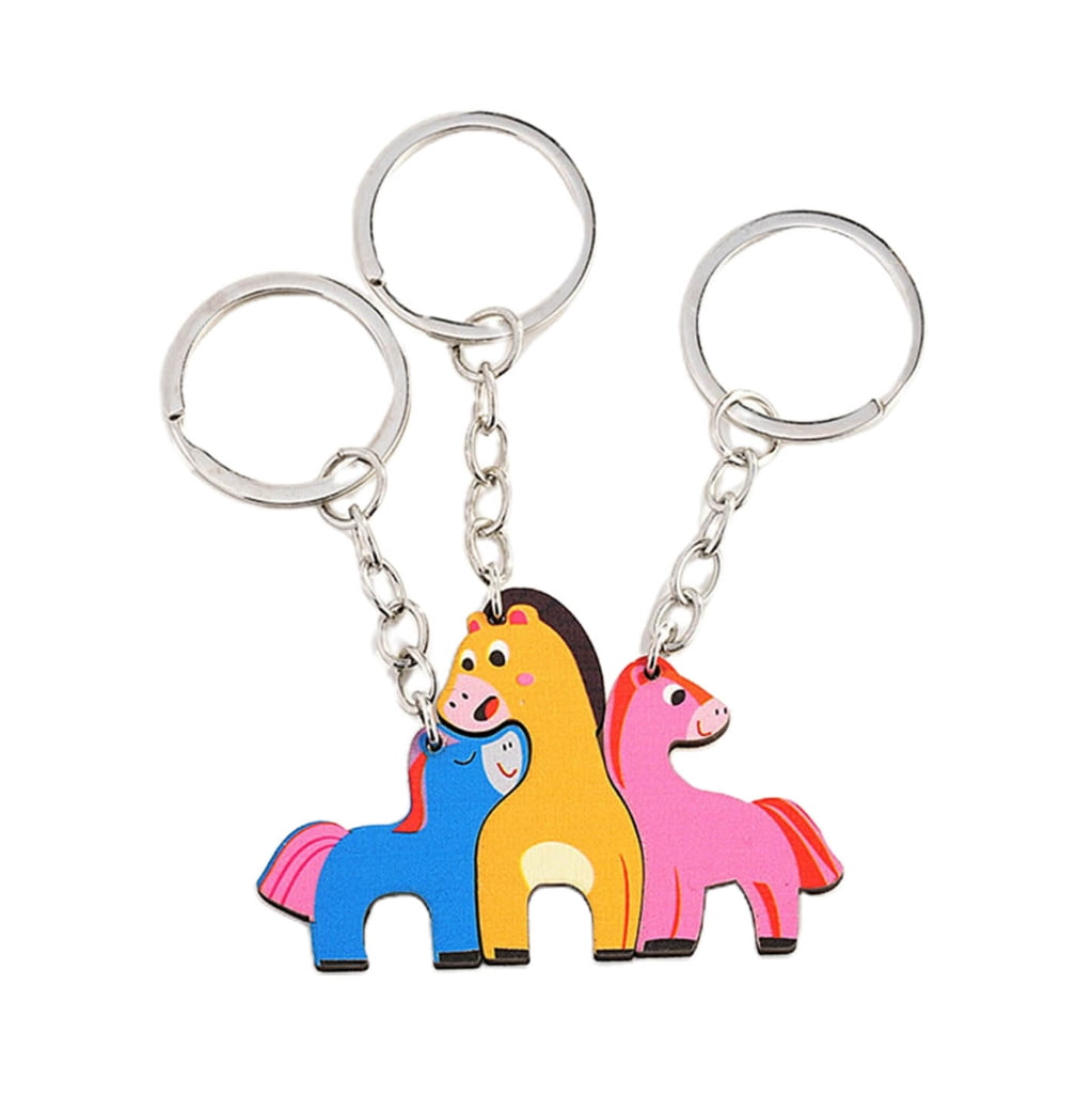 Animal Keychains Bag Pendants Set Family Keychains Set Alloy Perfect ...