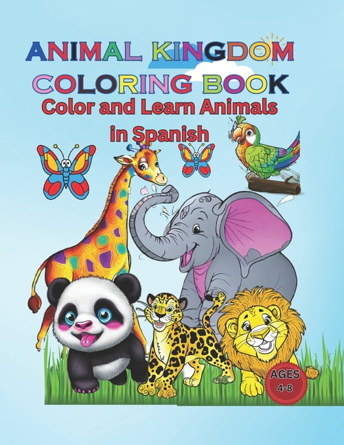Animal Kingdom Coloring Book Animal Kingdom Coloring Book: Color and ...