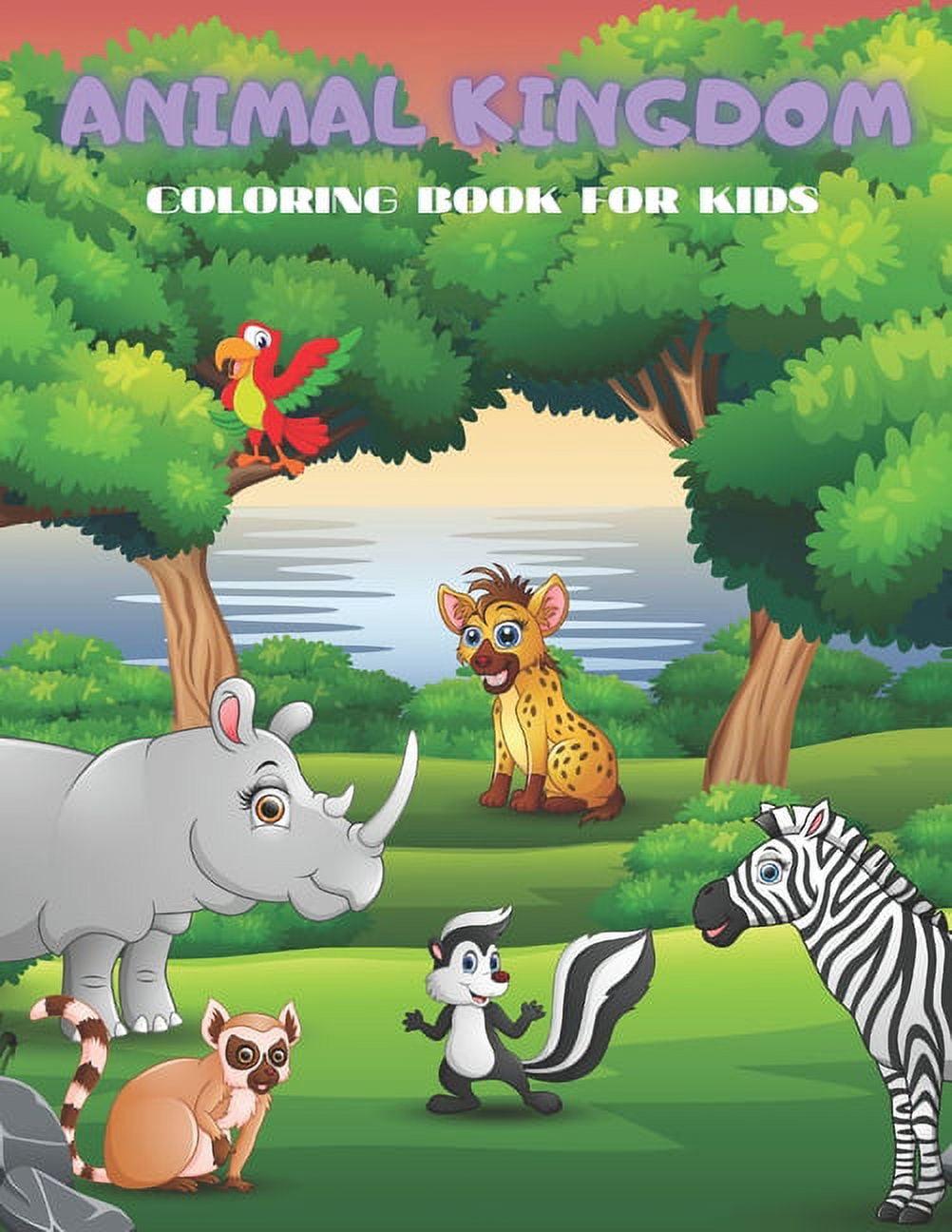 Animal Kingdom - Coloring Book for Kids: Sea Animals, Farm Animals ...