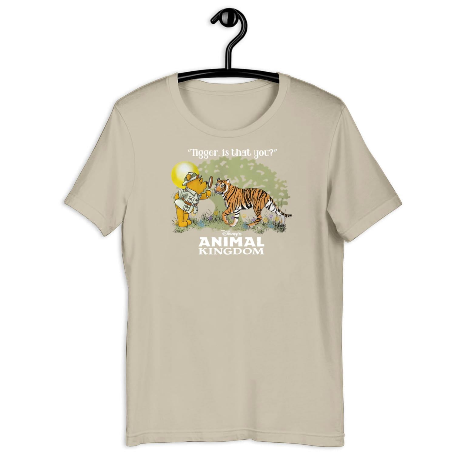 Animal Kingdom Themed Shirts, Fun Tiger Character Shirt, Classic Bear ...