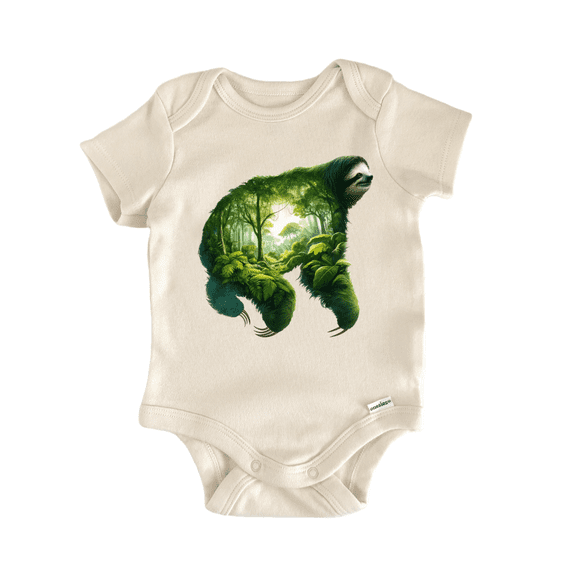 Animal Landscape Sloth - Baby Bodysuit - Walmart.com
