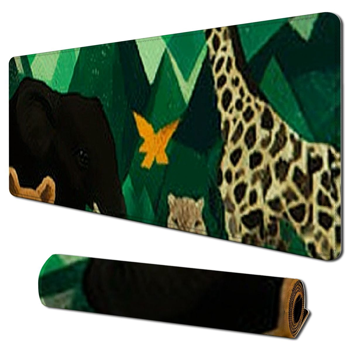 Animal Large Mouse Pad Abstract Mountain Wildlife Elephant Giraffe ...