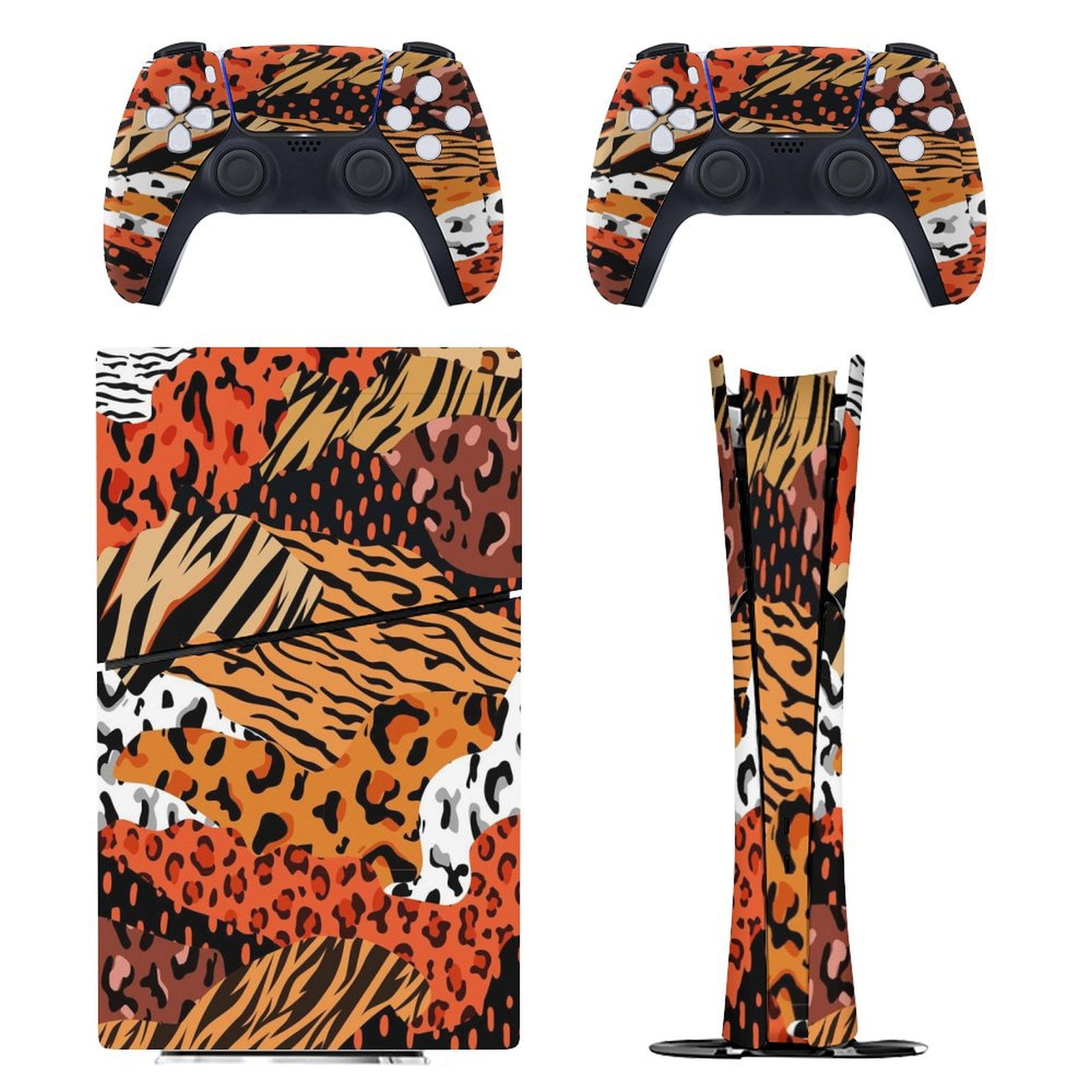 Animal Leopard Pattern PS5/PS5 Slim Digital Disc Skin Sticker For ...