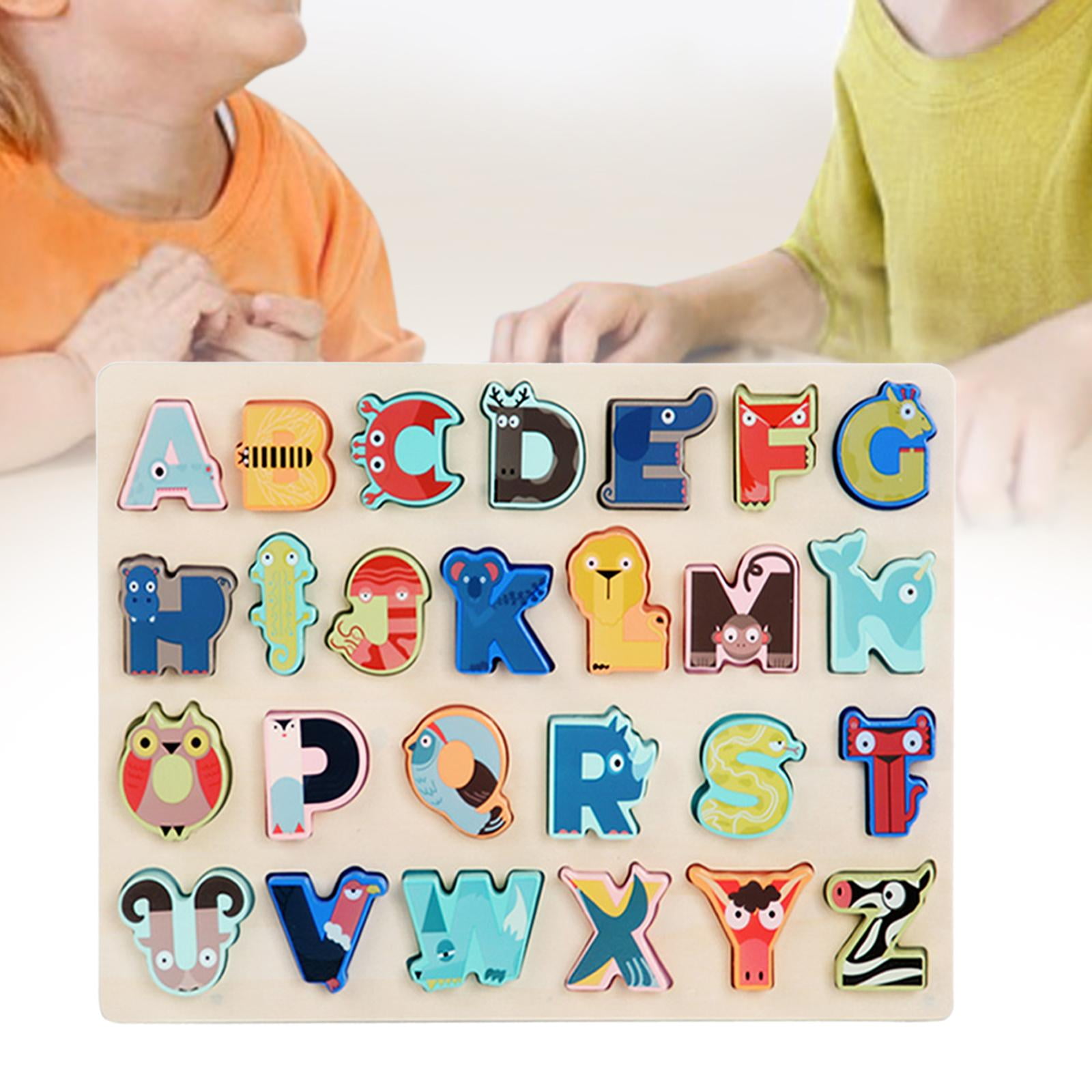 Animal Letter Matching Puzzle Montessori Alphabet Matching Game ...
