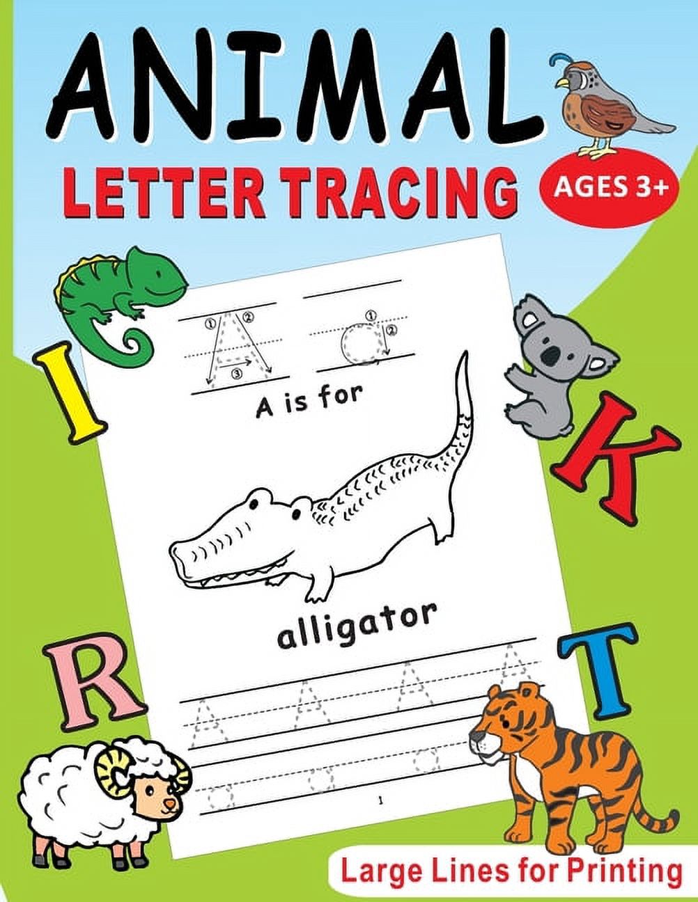 Animal Letter Tracing: Letter Tracing Book for Preschoolers: Letter ...
