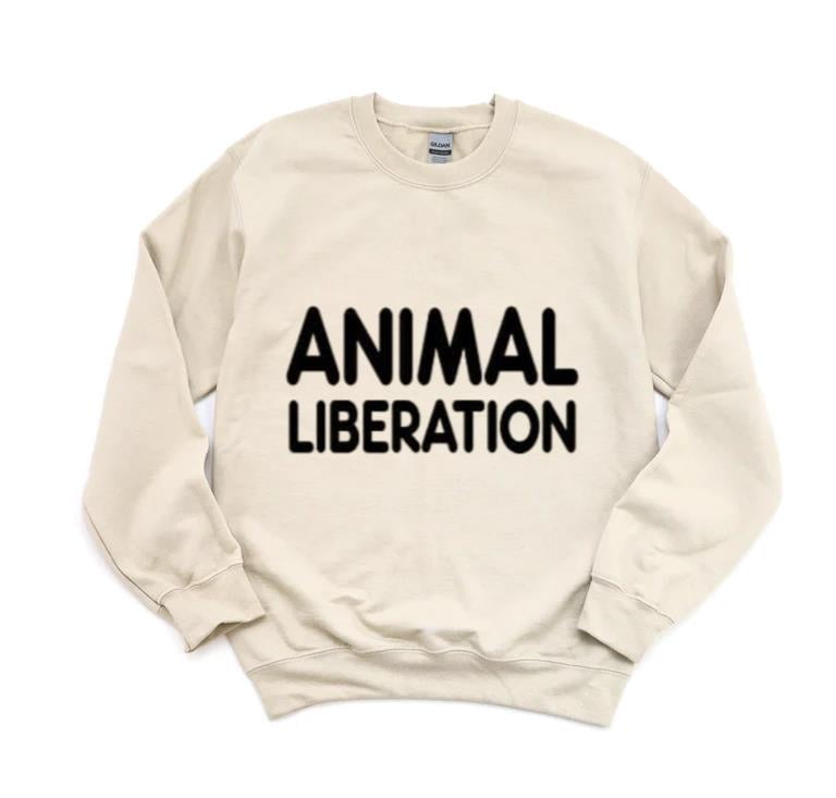 Animal Liberation Bold Animal Rights Support Statement Graphic ...
