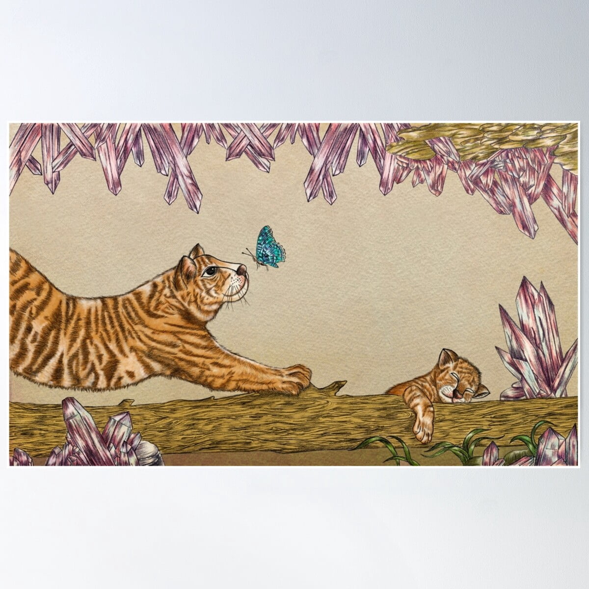 Animal Love Poster Wall Art, Modern Wall Decor For Living Room Bedroom ...