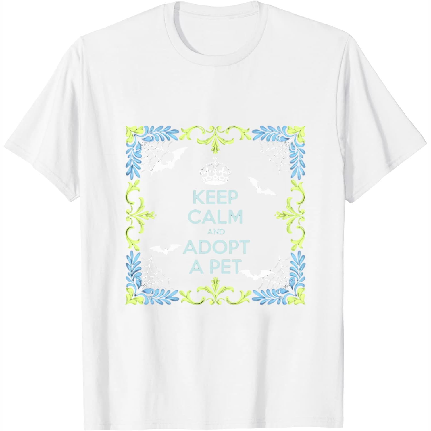 Animal Lover Gifts Keep calm and adopt a pet Funny Halloween Pumpkins ...