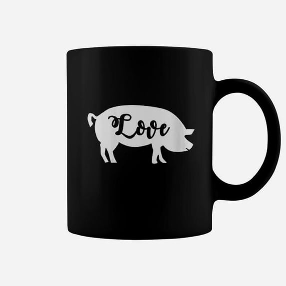 Animal Lover Pig Design Farmer Gift I Love Pigs Coffee Mug - Walmart.com