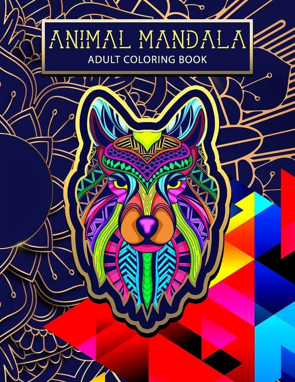 Animal Mandala : Adult Detailed And Unique Animal Mandala Coloring Book ...