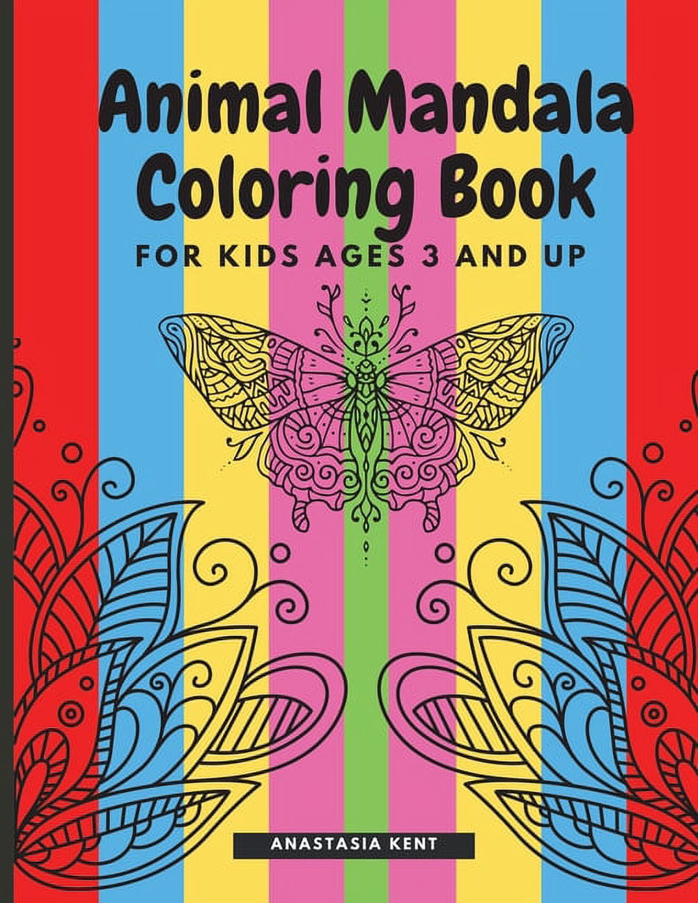 Animal Mandala Coloring Book for Kids Ages 3 and UP: Cute coloring book ...