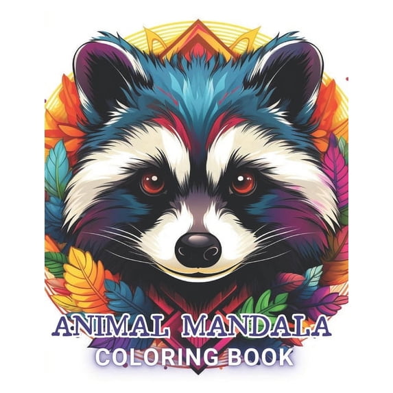 Animal Mandala Coloring Book for Adults: 100+ Amazing Coloring Pages ...