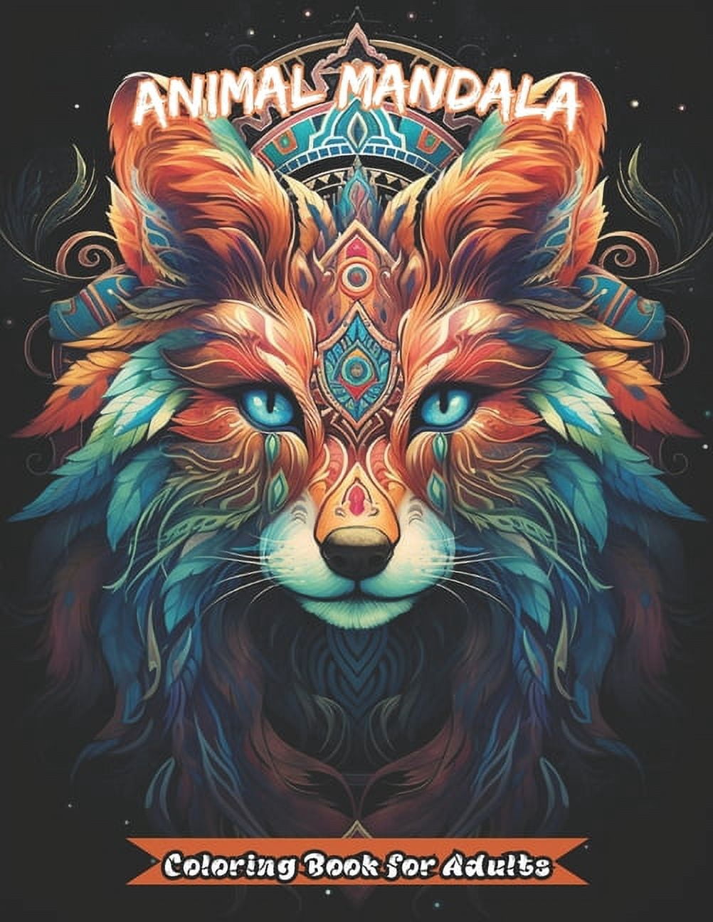 Animal Mandala Coloring Book for Adults: Reduces Anxiety and Relaxing ...