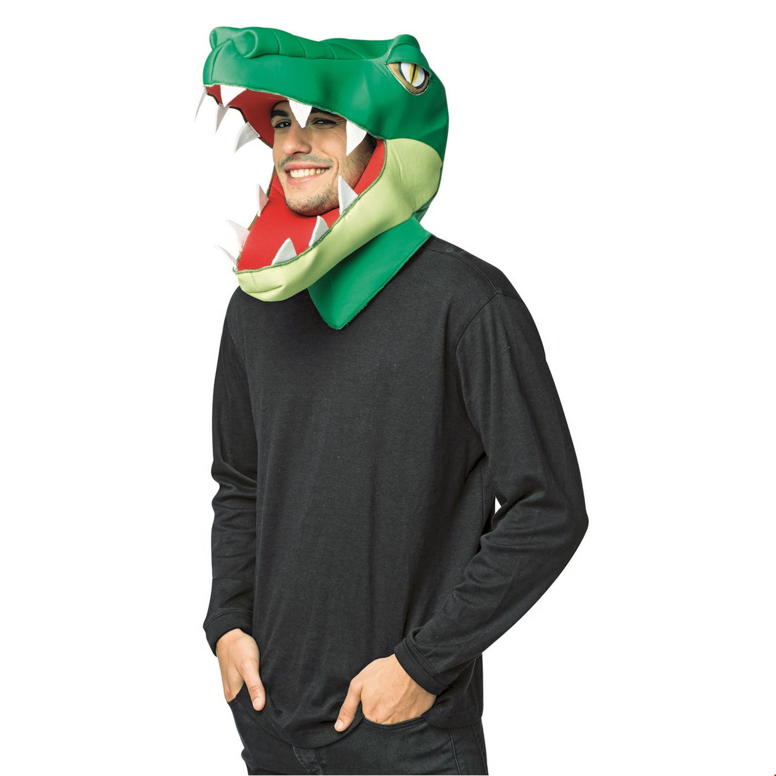 Animal Mask & Headpiece - Gator Halloween Costume Accessory - Walmart.com