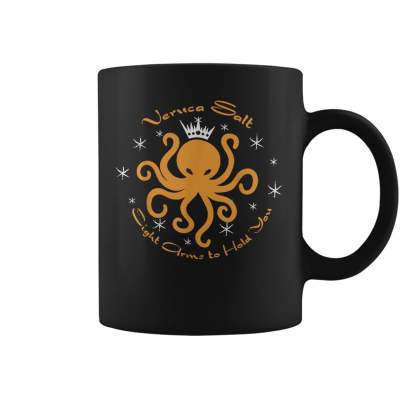 Animal Meme Quote Veruca Salt Retro Octopus Cute Crown Coffee Mugs ...
