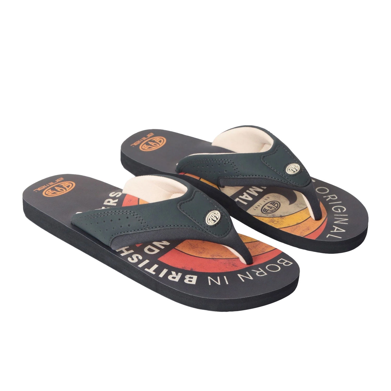 Animal Mens Jekyl Recycled Flip Flops - Walmart.com