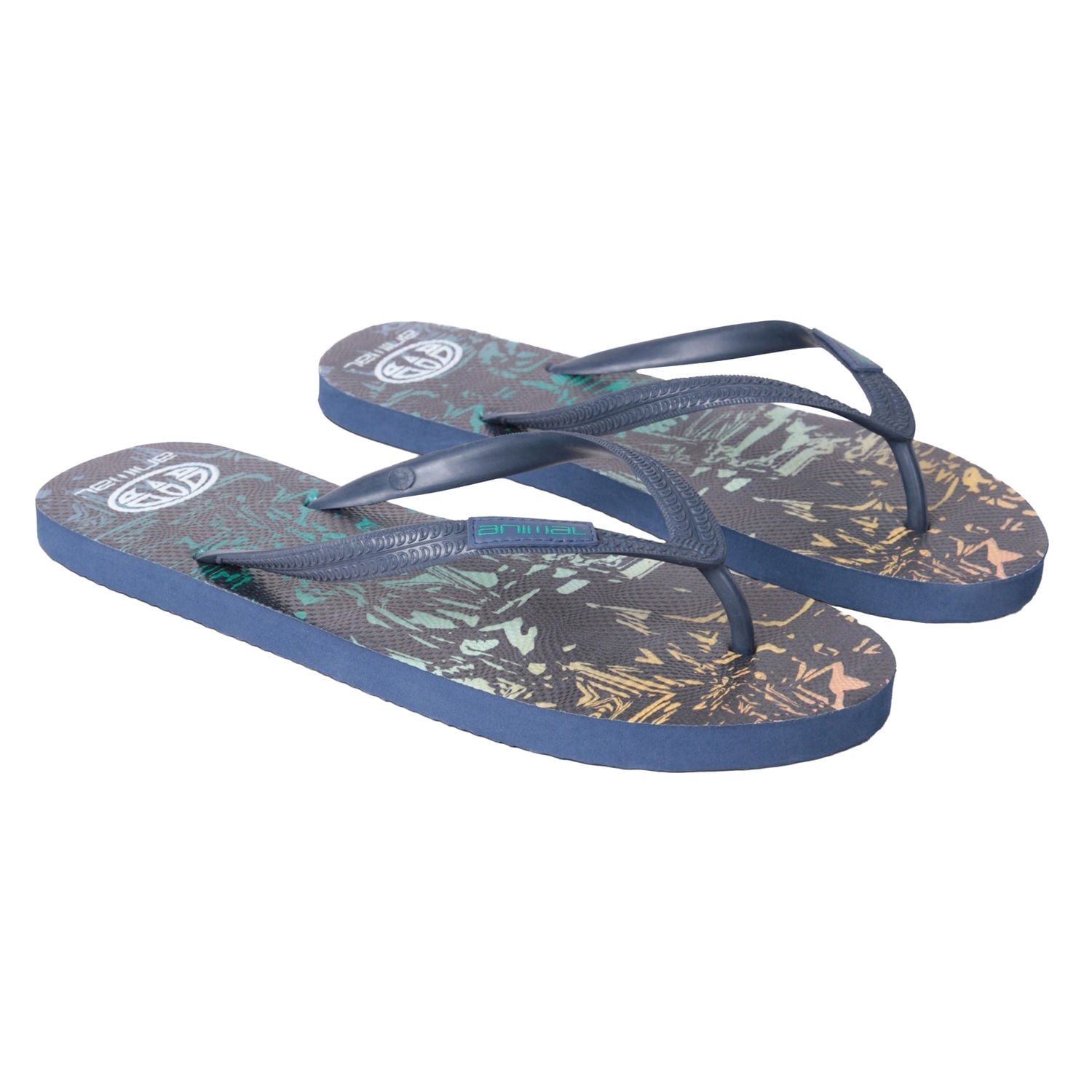 Animal Mens Oceana Printed Flip Flops - Walmart.com
