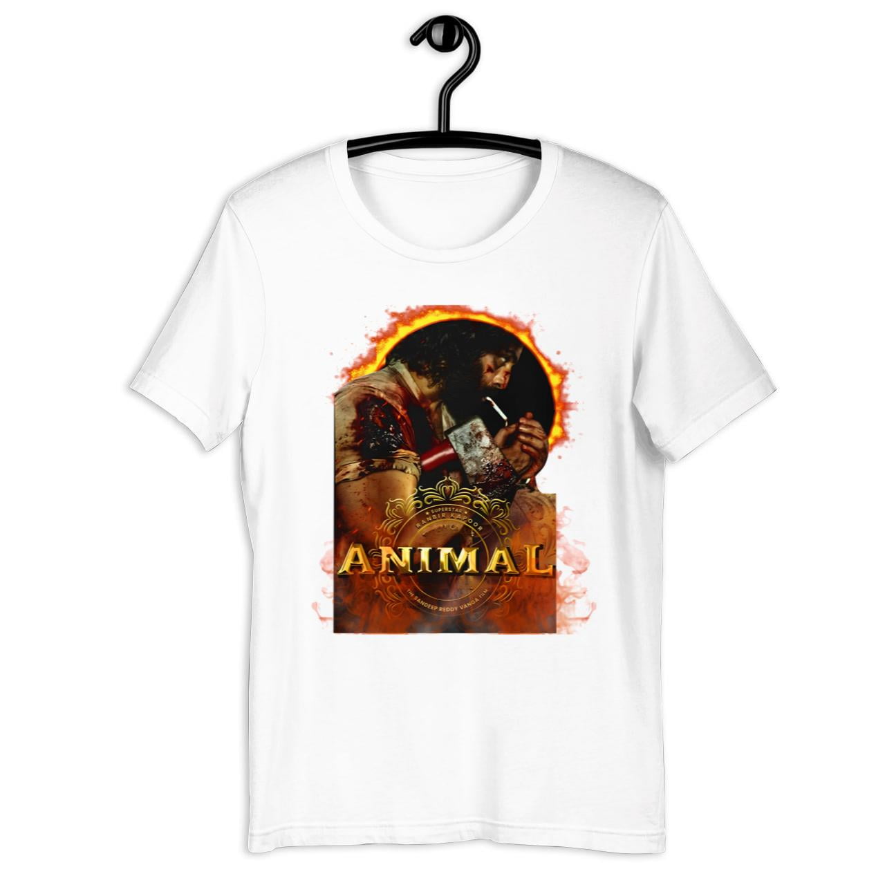 Animal Movie , Desi, Bollywood movie, Indian movie, Ranbir Kapoor, Unisex Softstyle T-Shirt ...